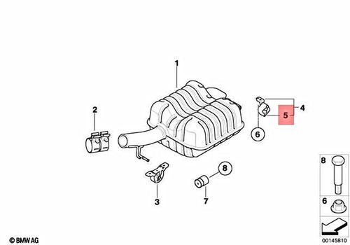 Genuine BMW E65 E82 G11 G12 G30 G31 G32 518d 520d Rubber Mounting ...