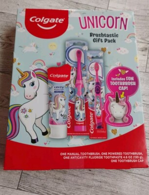🦄NIB Colgate Unicorn Brushtastic Gift Pack 4 PC Set FREE SHIPPING🦄 | eBay