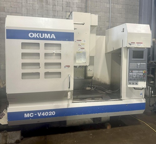 Okuma MC-V4020 CNC Vertical Machining Center, 40"x 20" Travels, 8k ...