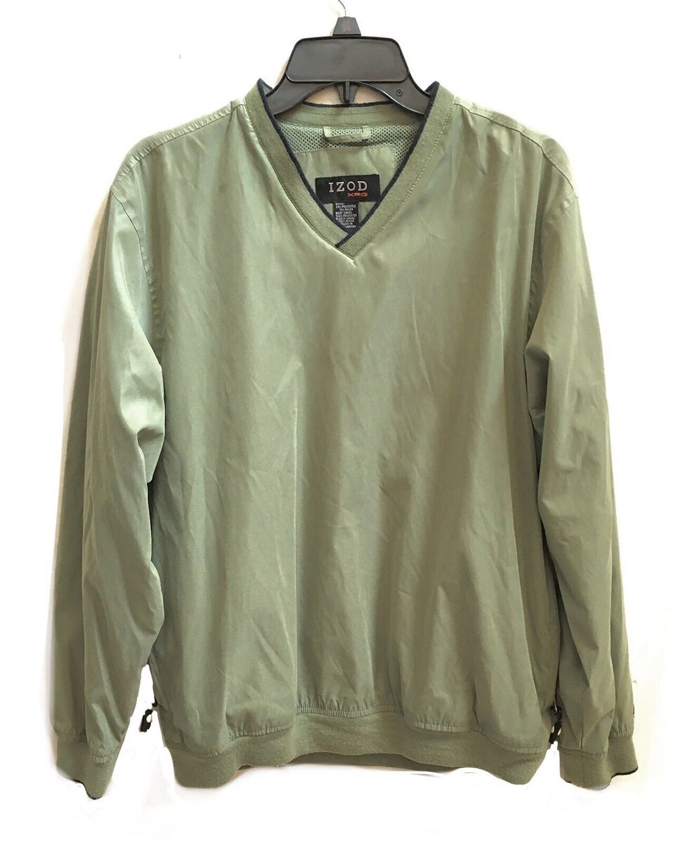 IZOD XFG Mens Golf Waterproof Windbreaker V-Neck Pullover IZOD XFG Mens Golf Waterproof Windbreaker V-Neck Pullover