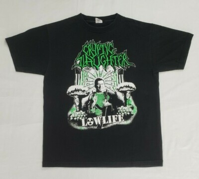 Cryptic Slaughter Lowlife T-shirt Medium Alstyle Heavy Thrash Metal ...