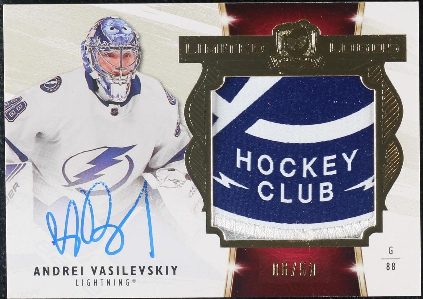 2019-20 Upper Deck The Cup - Limited Logos Jumbo Patch Autographs ...