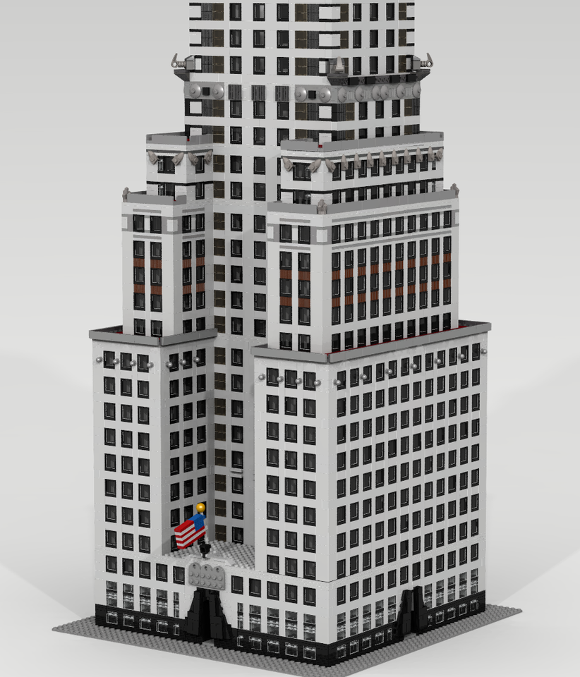 LEGO ® MOC Set. Chrysler Building. New York (USA) Skyscraper United ...