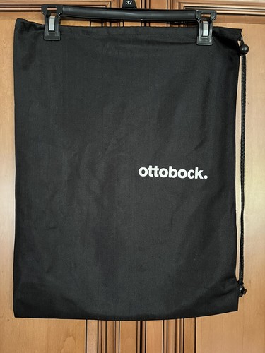 Otto Bock Ottobock Drawstring Bag Sling Pack Black Preowned About 15” x ...