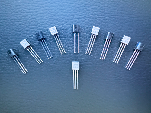 10Pcs 2SC1740 C1740 ROHM NPN Silicon Transistor BJT 50V 0.15A 0.3W TO ...