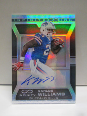 2016 Panini Infinity Infinite Ink #12 Karlos Williams Auto /288 - NM-MT ...