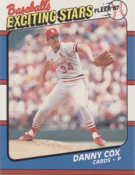 1987 Fleer Baseball's Exciting Stars - #12 Danny Cox for sale online | eBay