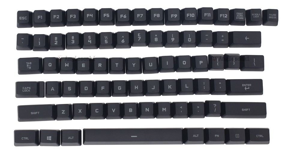 NEW Replacement keycaps for logitech G PRO Rapidfire Mechanical Gaming ...