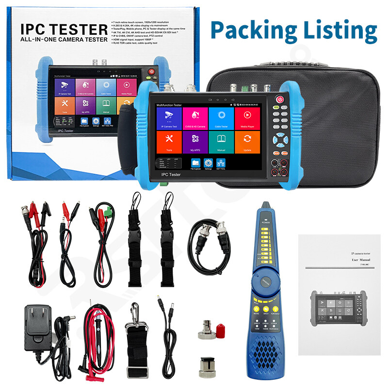 Rsrteng 8K IP Camera tester 8MP AHD CVI TVI SDI CCTV tester IPC ...