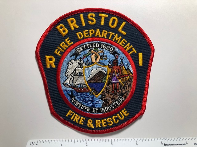 Bristol RI Fire Department Patch | eBay