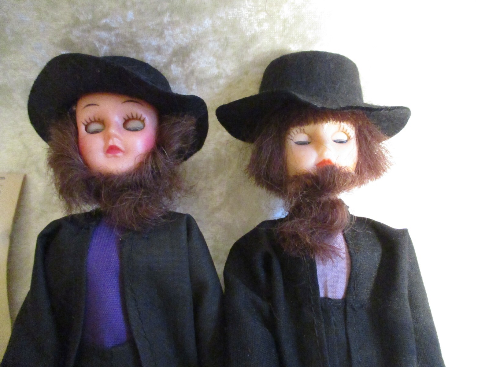 Vintage Trio of Sleepy Eye Amish Dolls - 2 Men and Girl - Souvenir ...
