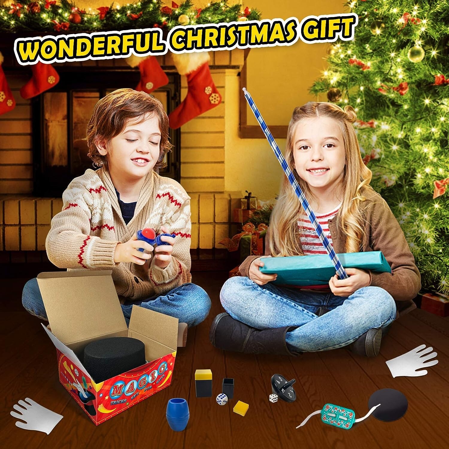 Heyzeibo Magic Kit for Kids Magic Tricks Games Toy for Girls & Boys ...