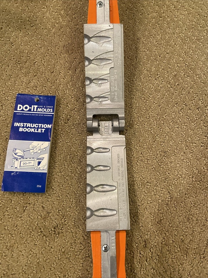 Lot Of Lead Fishing Weight Molds Do-it Hilts C Palmer | eBay