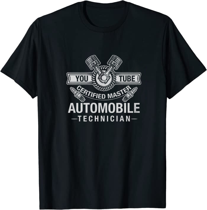 Mechanic - Youtube Certified Master Automobile Classic T-shirt | eBay