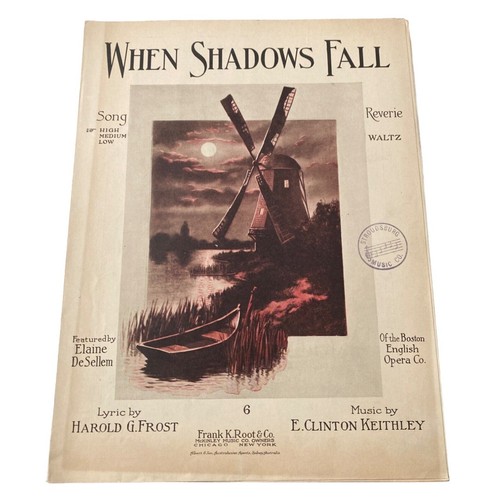 "When Shadows Fall" 1916 E. Clinton Keithley and Harlod Frost Vintage ...