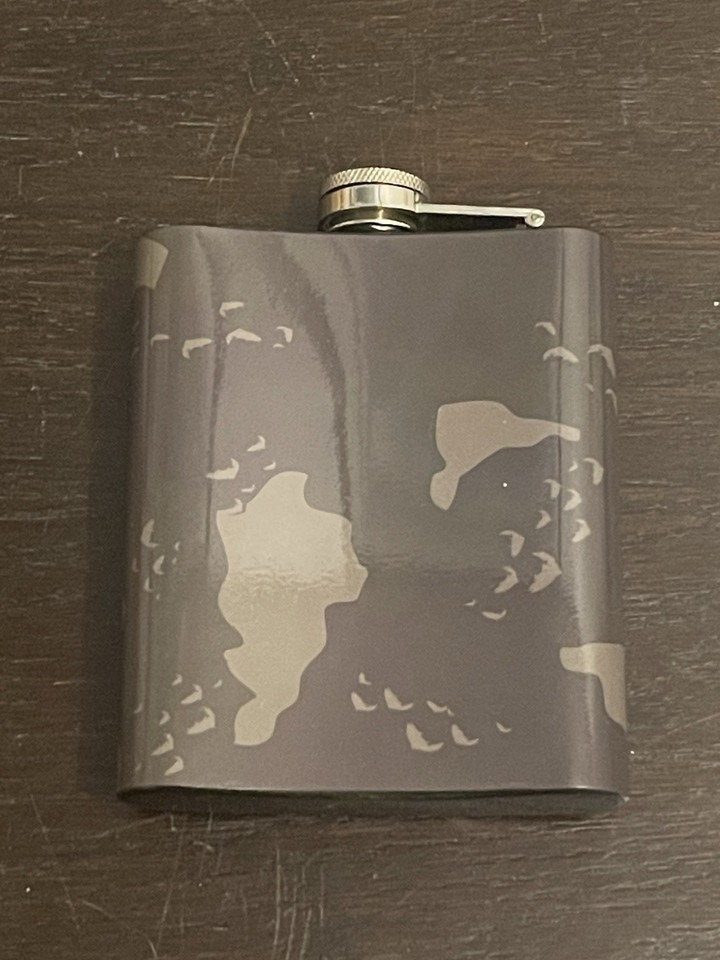 Simms Fishing, Camouflage Flask, 7oz, Stainless, Pre owned. | eBay