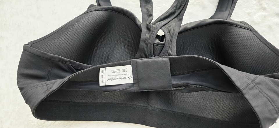 Moving Comfort Sports Bra Juno #350025 Wireless High Impact Black Sz ...