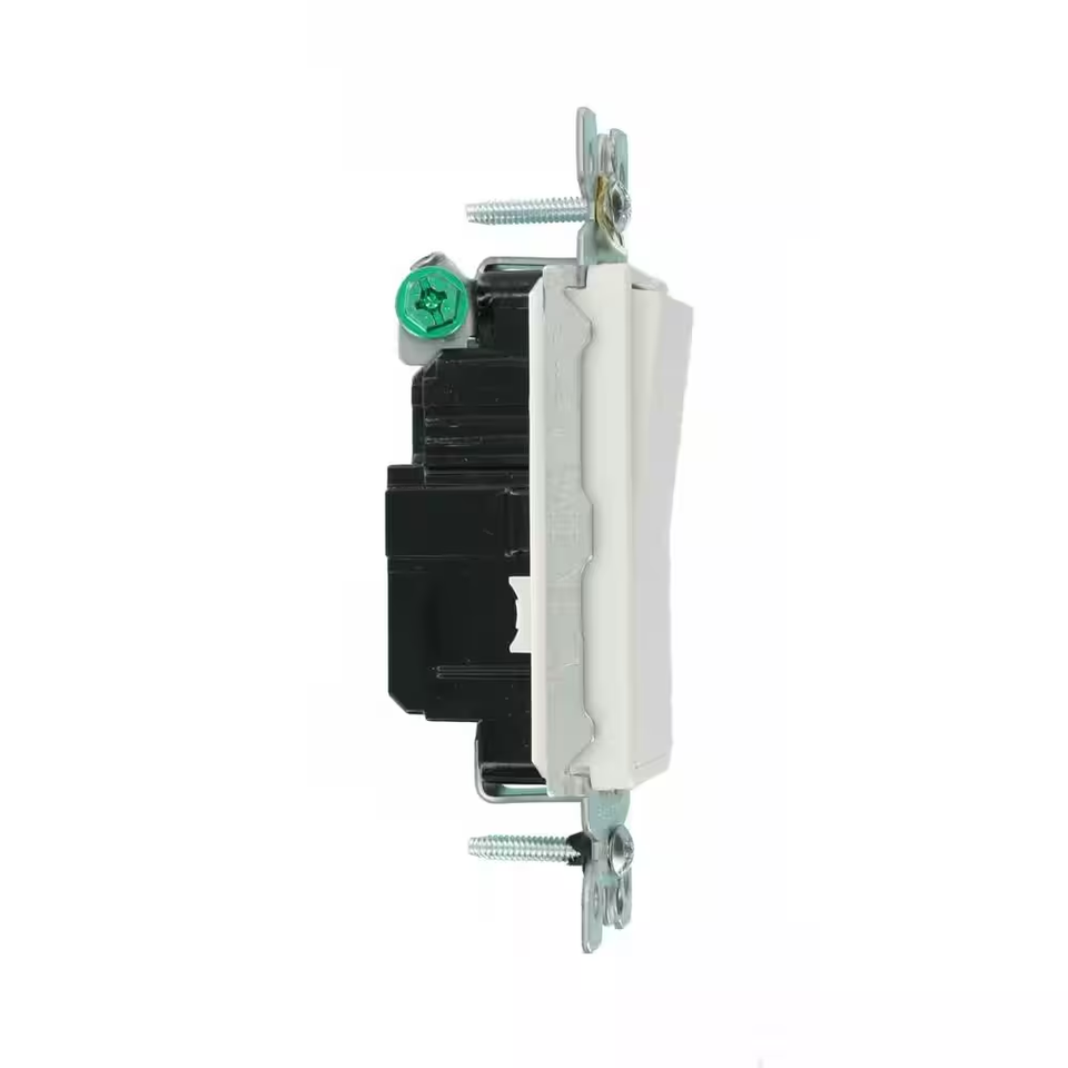 Decora 15 Amp Single-Pole Switch White | eBay