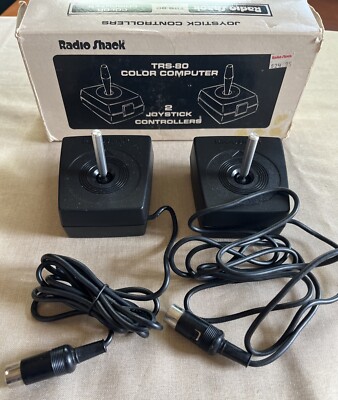 Vintage Lot of (2) Radio Shack 26-3008 Wired Computer Joystick ...