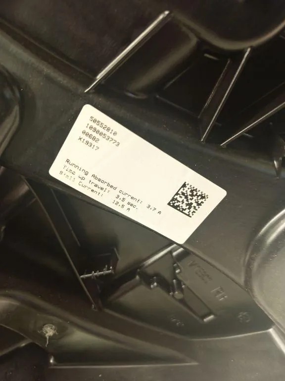 ALFA ROMEO STELVIO 949 Rear Right Door Window Regulator 50552810 2018 ...