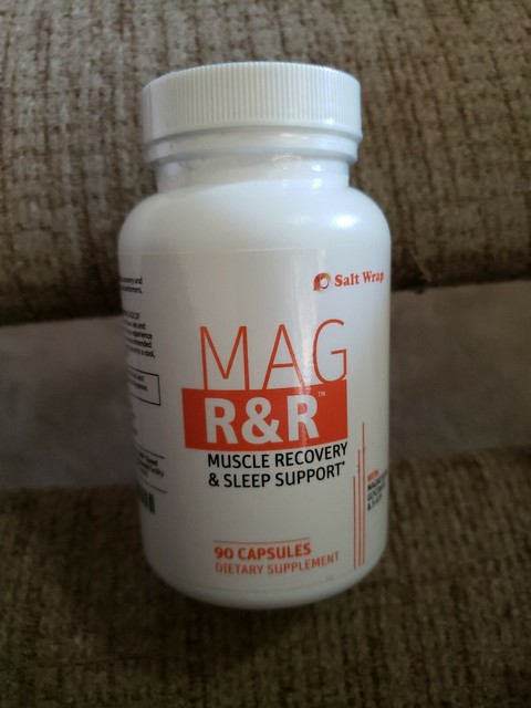 Salt Wrap Mag R&R Natural Muscle Relaxation Supplement - 180 Capsules ...