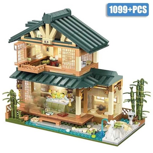 1099PCS Classic Japanese Courtyard Building Blocks Set | eBay Australia