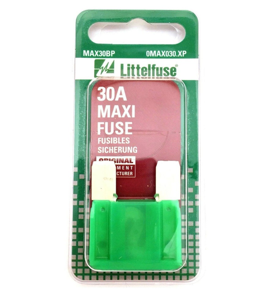 Littelfuse Maxi Blade Fuse 30 Amp Green MAX30BP 1 pc Replacement OE Quality Fit | eBay