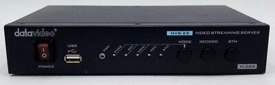 Datavideo NVS-25 H.264 Video Streaming Server | Open Box | eBay