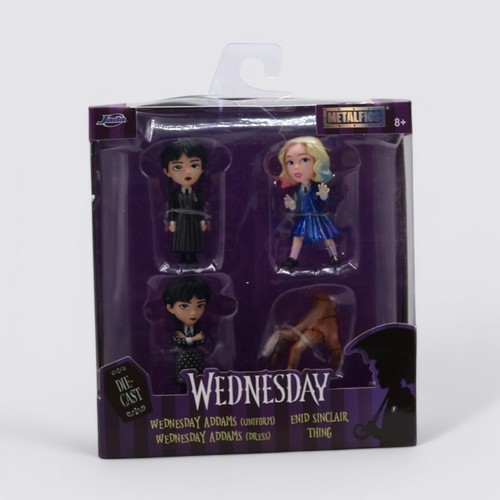 Jada Toys Metalfigs Wednesday Diecast Figures Collectible (Set of 4) | eBay