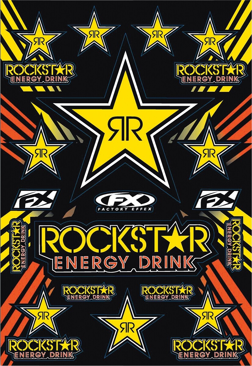 Rockstar Gold Reflective Sticker Kit By Factory Effex | eBay