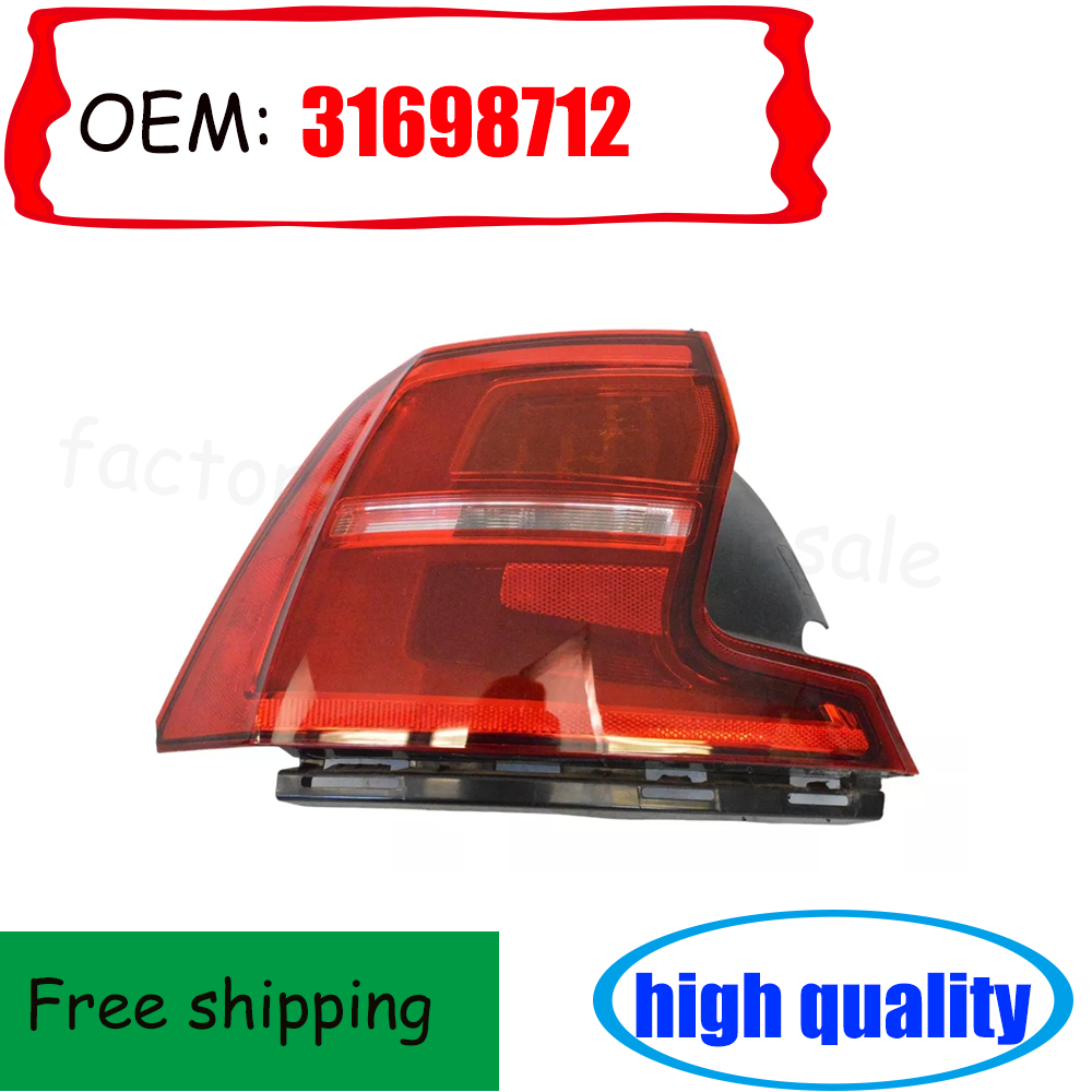 NEW 1pc 31698712 For Volvo S90 2019-2024 Left Side LED Rear Tail Light ...