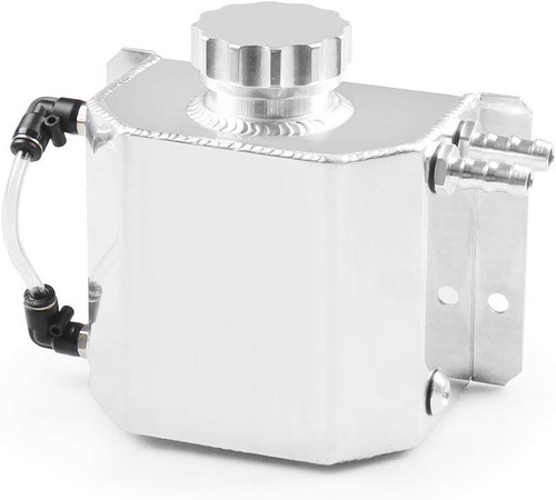 1L Universal Aluminum Coolant Overflow Tank Radiator Reservoir ...