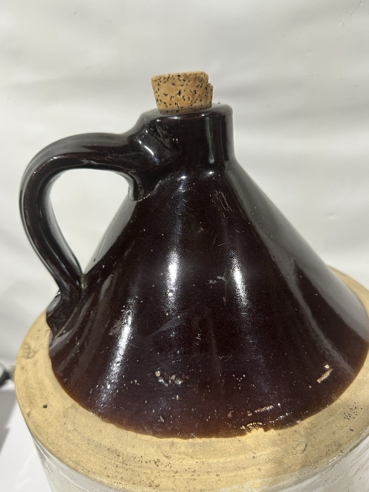 Robinson Ransbottom 5-Gallon Stoneware Jug Blue Crown Moonshine Crock ...