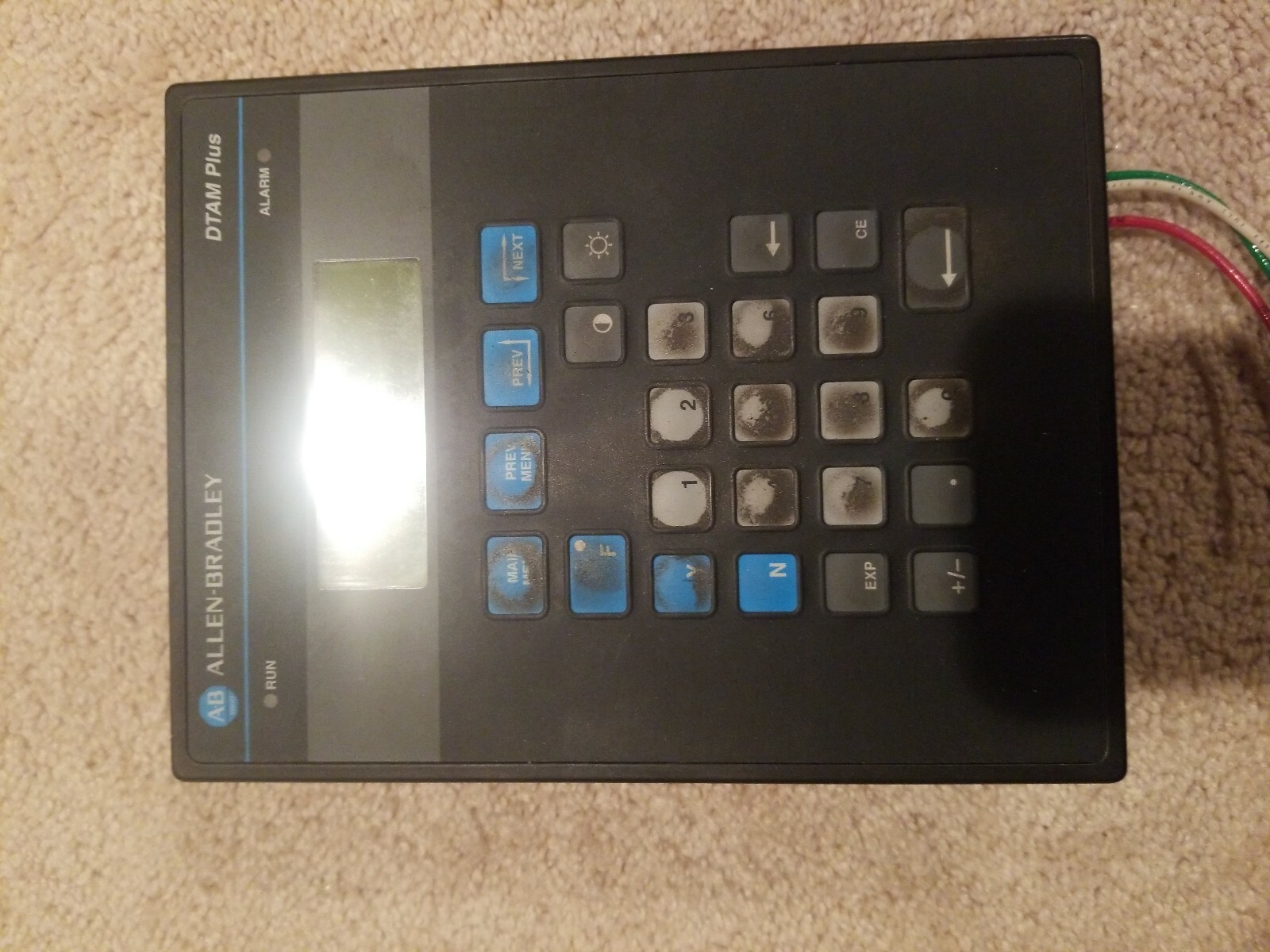 ALLEN BRADLEY DTAM PLUS OPERATOR PANEL 2707-L40P2 SER. C REV. A! | eBay