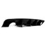 For 2020-2022 Dodge Charger SRT Widebody Shark Fin Rear Diffuser Glossy ...
