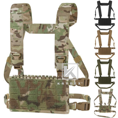 KRYDEX MK5 Micro Fight Chest Rig Placard Laser-cut MOLLE H Harness Fat ...
