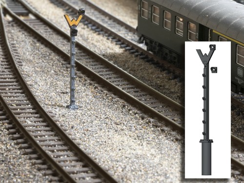 MU N-A00469 - Wartezeichen RA11 mit Signal Sh1 - Spur N - NEU | eBay