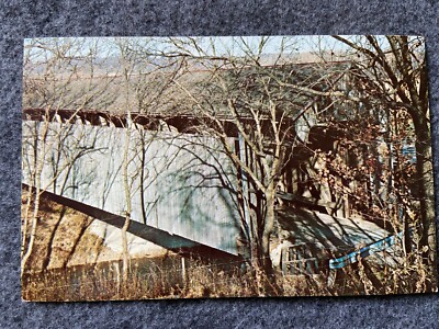 Blue Creek Covered Bridge, Franklin County Indiana Vintage Postcard | eBay