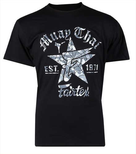 Fairtex Muay Thai Logo T Shirt Black (Medium) | eBay