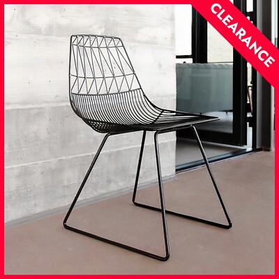 Black Designer Wire Feature/Dining Chair | eBay Australia