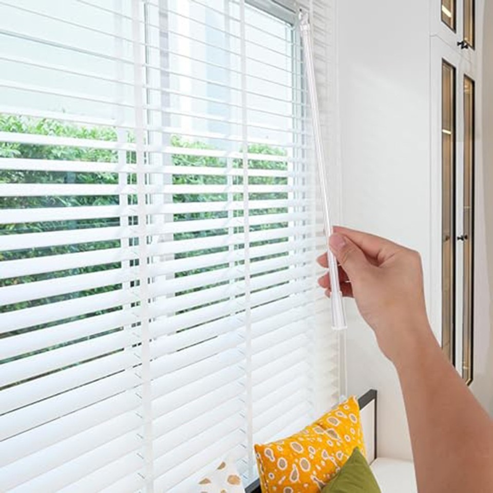 4pcs 12Inch Acrylic Rotating Rods for Blinds Transparent Design for ...