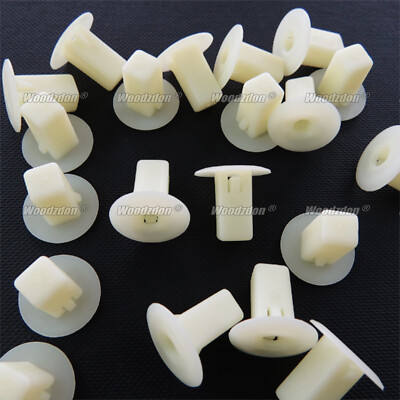 50 Nylon Nut Fender Liner Grommet #14 Screw Size Retainer For Toyota ...