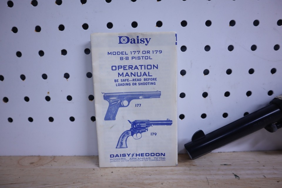 Vintage Daisy Model .177 BB SA Peacemaker Revolver Pistol Spittin ...
