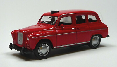 Austin FX 4 London Taxi rot Modellauto ca. 1:60 / 7 cm von WELLY Metall ...