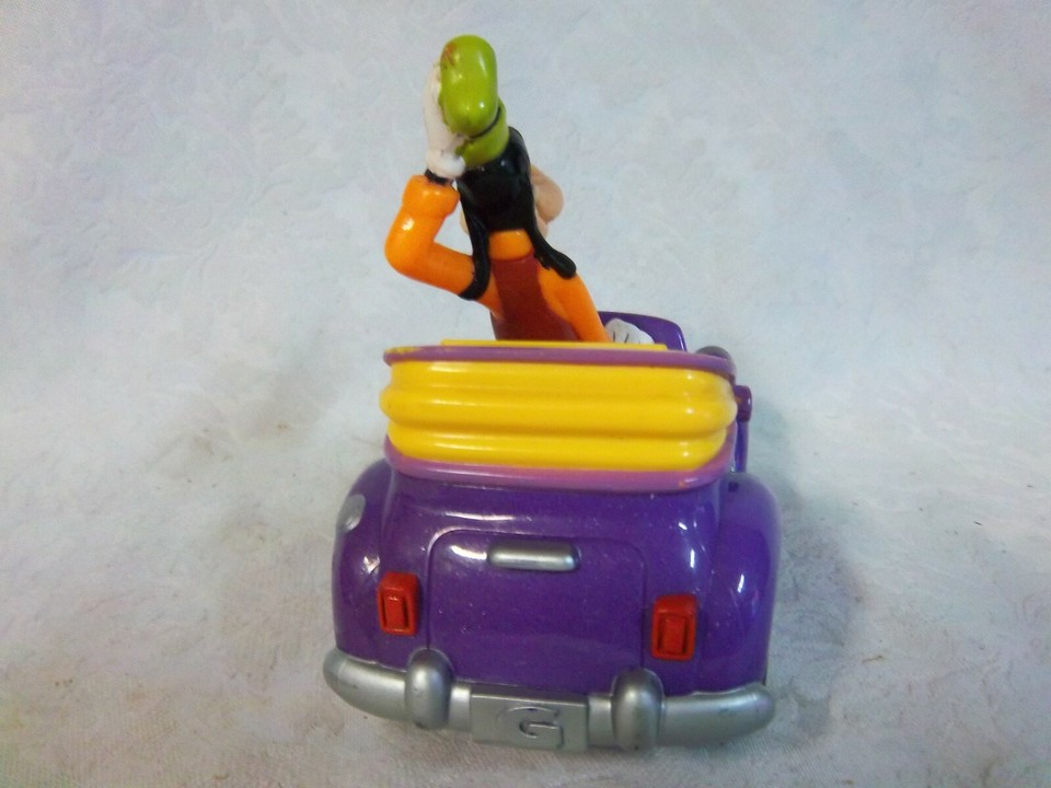 2000 Disney Mattel Push Down Trunk Rolling Goofy Car Push & Go 6" Toy ...