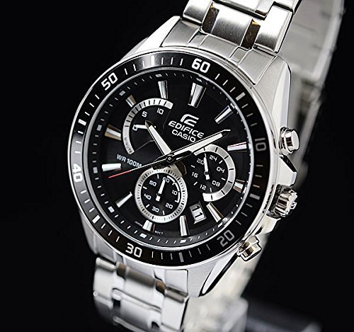 CASIO EDIFICE 100m Impermeabile Cronografo EFR-552D-1A Uomo Acciaio ...
