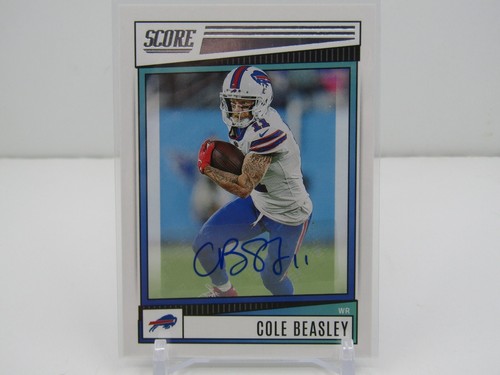 COLE BEASLEY 2022 SCORE AUTOGRAPH AUTO! BUFFALO BILLS! | eBay