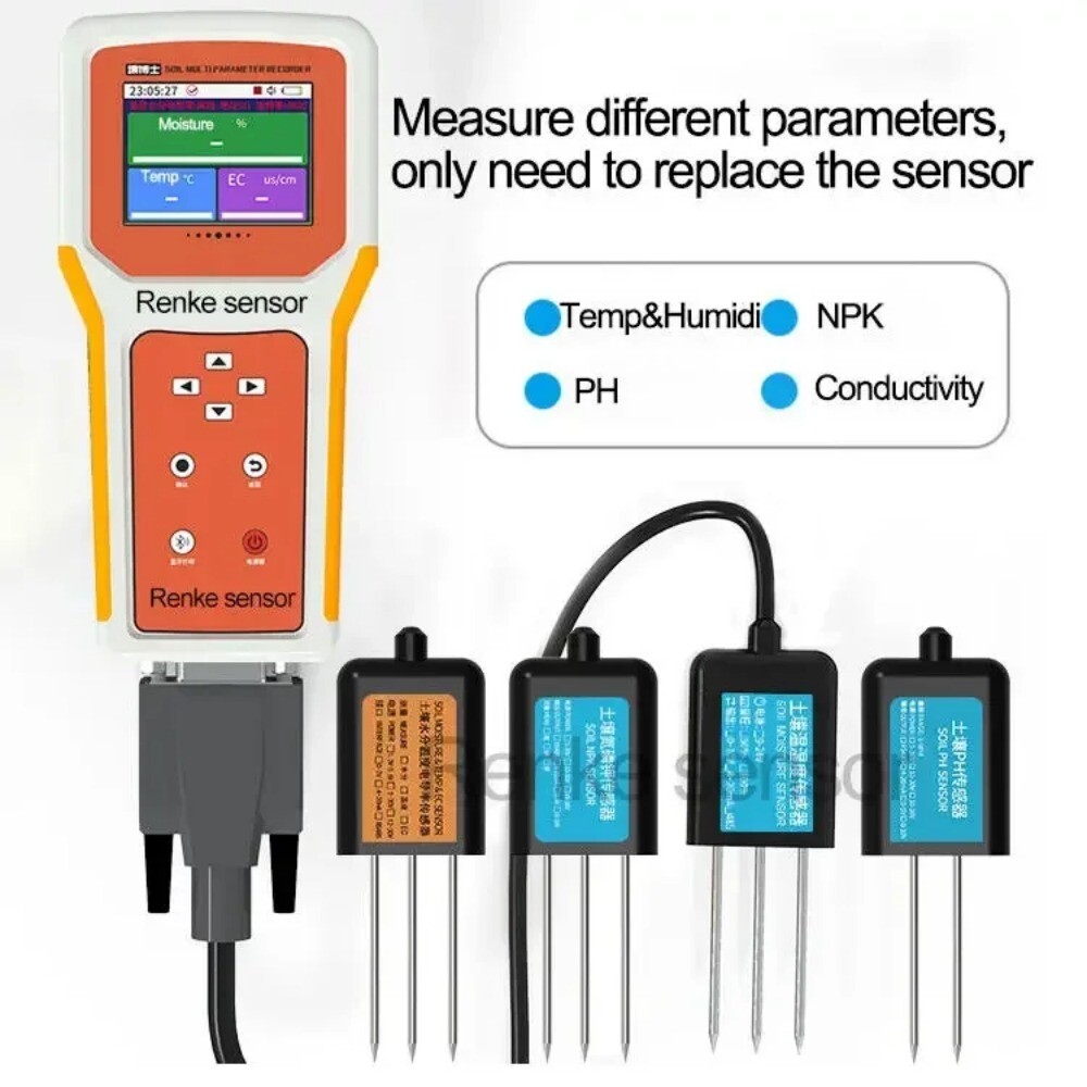 Agriculture Handheld Portable Smart Digital 7 in 1 Soil Analyzer tester ...