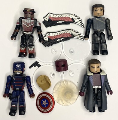 Marvel Minimates Falcon And The Winter Soldier Walgreens Wave Complete ...