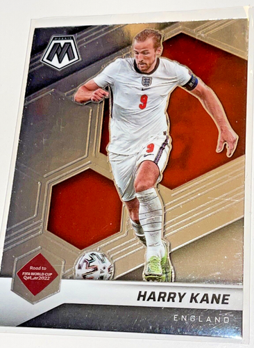 RARE HARRY KANE BASE CARD 2021-22 PANINI MOSAIC ROAD TO WORLD CUP QATAR ...